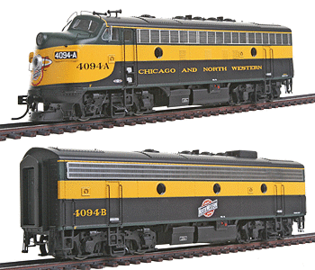 Walthers - PROTO 2000 Diesel EMD F7A-B Set Powered - Standard DC - Chicago & North Western(TM ...