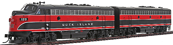 Walthers - PROTO 2000 Diesel EMD F7A-B Set Powered - Standard DC - Rock Island #120 & #120B ...