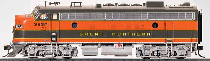 Walthers - PROTO 2000 Diesel EMD F7A-B Set Powered w/Sound & DCC - Great Northern #363-A w/Mars ...