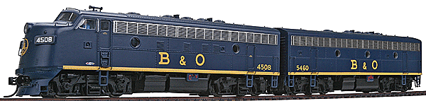 Walthers - PROTO 2000 Diesel EMD F7A-B Set Powered w/Sound & DCC - Baltimore & Ohio #4508 (A ...