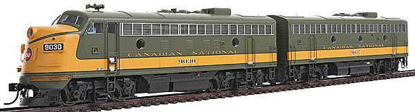 Walthers - PROTO 2000 Diesel EMD F7A-B Set Powered w/Sound & DCC - Canadian National #9030 (A ...