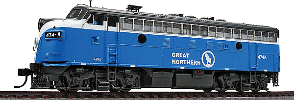 Walthers - PROTO 2000 Diesel EMD F7A-B Set Powered w/Sound & DCC - Great Northern #474-A & #370 ...