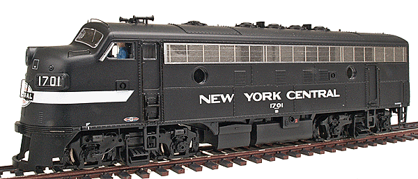 Walthers - PROTO 2000 Diesel EMD F7A Powered - Standard DC - New York Central #1701 (black ...