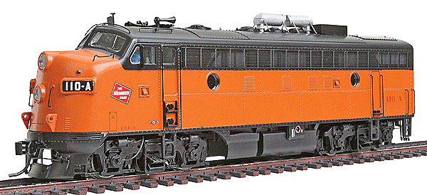 Walthers - PROTO 2000 Diesel EMD F7A Powered - Standard DC - Milwaukee Road #110A - 920-47677