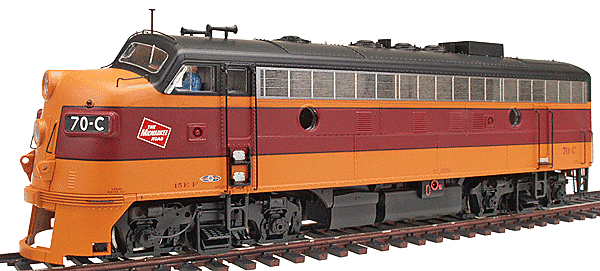 Walthers - PROTO 2000 Diesel EMD F7A Unit Powered w/Sound & DCC - Milwaukee Road #70-C w/Mars ...