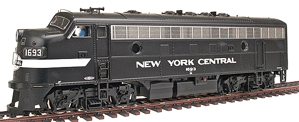 Walthers - PROTO 2000 Diesel EMD F7A Unit Powered w/Sound & DCC - New York Central #1693 (black ...