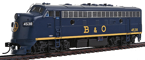Walthers - PROTO 2000 Diesel EMD F7A Unit Powered w/Sound & DCC - Baltimore & Ohio #4538 (solid ...