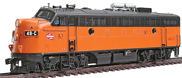 Walthers - PROTO 2000 Diesel EMD F7A Unit Powered w/Sound & DCC - Milwaukee Road #49C - 920-40677