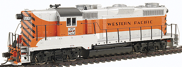 Walthers - PROTO 2000 Diesel EMD GP20 High Hood w/Sound & DCC - Western Pacific(TM) #2001 ...