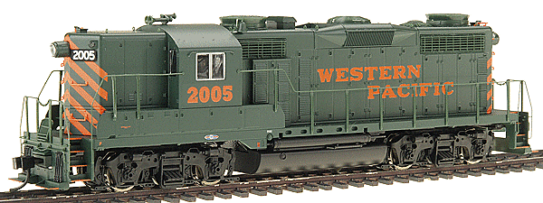 Walthers - PROTO 2000 Diesel EMD GP20 High Hood w/Sound & DCC - Western Pacific(TM) #2005 (green ...