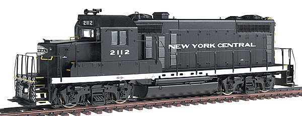 Walthers - PROTO 2000 Diesel EMD GP20 - Powered - New York Central #2112 (black, white stripes ...