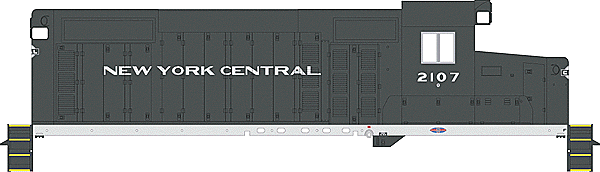 Walthers - PROTO 2000 Diesel EMD GP20 - Powered w/Sound & DCC - New York Central #2107 (black ...