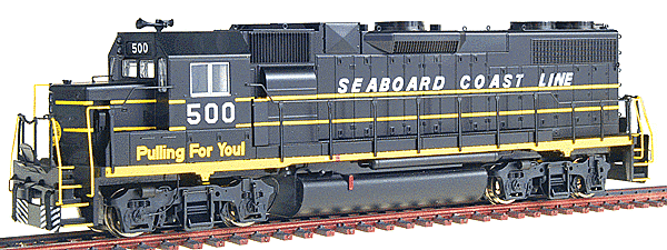 Walthers - PROTO 2000 Diesel EMD GP38-2 Powered - Assembled - Seaboard Coast Line #500 (black ...