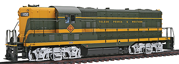 Walthers - PROTO 2000 Diesel EMD GP7 Phase I Powered w/Sound & DCC - Toledo, Peoria & Western ...
