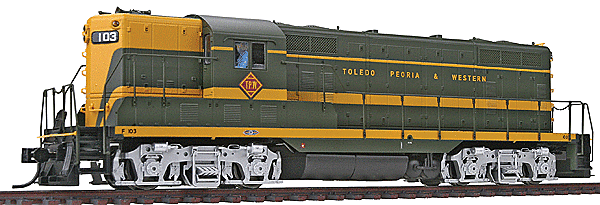 Walthers - PROTO 2000 Diesel EMD GP7 Phase I Powered w/Sound & DCC - Toledo, Peoria & Western ...