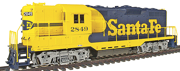 Walthers - PROTO 2000 Diesel EMD GP7 Phase II - Powered w/Sound & DCC - Atchison, Topeka & Santa ...
