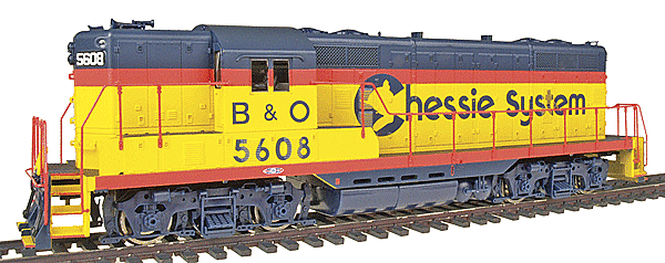 Walthers - PROTO 2000 Diesel EMD GP7 Phase II - Powered w/Sound & DCC - Chessie System/B&O #5608 ...