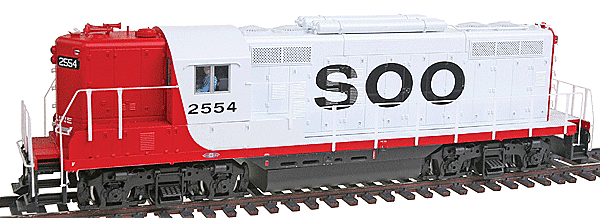 Walthers - PROTO 2000 Diesel EMD GP9 Phase I Powered w/Sound & DCC - Soo Line #2554 - 920-40857