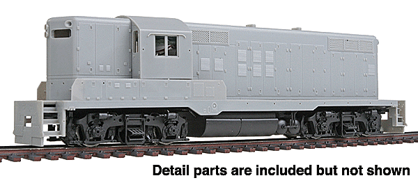 Walthers - PROTO 2000 Diesel EMD GP9 Phase III Powered Standard DC - Undecorated - 920-47871