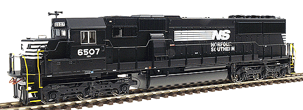 Walthers - PROTO 2000 Diesel EMD SD50 Powered - Assembled - Norfolk Southern #6507 (black) - 920 ...