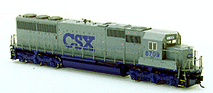 Life-Like - PROTO 2000 Diesel EMD SD60 Powered - 1st Release - CSX #8709 (As-Delivered Scheme ...