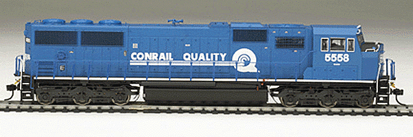Walthers - Proto 2000 Diesel EMD SD60M 2-Piece Windshield Version - Powered - Conrail #5558 ...