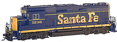 Life-Like - PROTO 2000 Diesel GP30 Powered Phase II 2nd Release - Santa Fe #1236 (blue, yellow ...