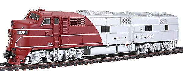 Walthers - PROTO 2000(R) Diesel EMD E7A Phase I Powered Standard DC - Rock Island #638 - 920-47982