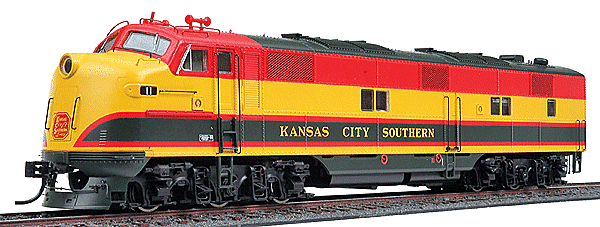 Walthers - PROTO 2000(R) Diesel EMD E7A Phase I Powered Standard DC - Kansas City Southern #11 ...