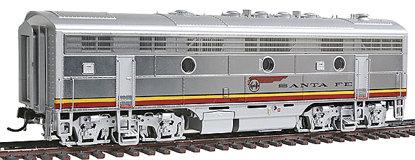 Walthers - PROTO 2000(R) Diesel EMD F7B - Standard DC - Santa Fe 37-Class #40B (Passenger ...