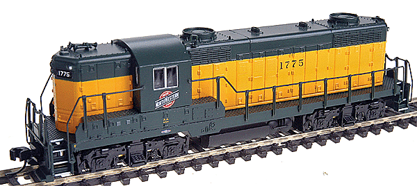 Walthers - PROTO N Diesel EMD GP18 Powered - Chicago & North Western(TM) #1775 (yellow, green ...