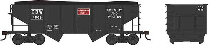Bowser - PRR Class GLa 2-Bay Open Hopper - Ready to Run - Green Bay ...
