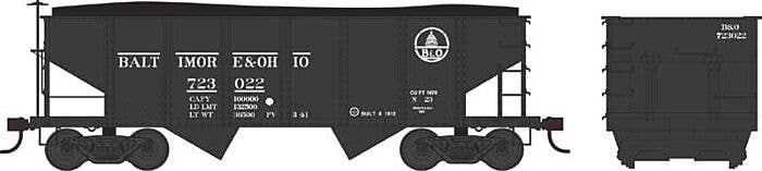 Bowser - PRR Class GLa 2-Bay Open Hopper - Ready to Run - Baltimore ...