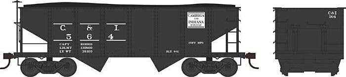 Bowser - PRR Class GLa 2-Bay Open Hopper - Ready to Run - Cambria ...