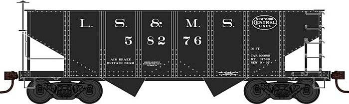 Bowser - PRR Class GLa 2-Bay Open Hopper - Ready to Run - Lake Shore ...