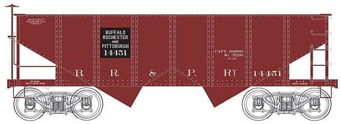 Bowser - PRR Class GLa 2-Bay Open Hopper - Ready to Run - Executive ...