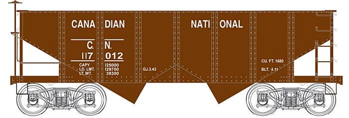 Bowser - PRR Class GLa 2-Bay Open Hopper - Ready to Run - Executive ...