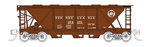 Fox Valley - PRR Class H30 3-Bay Covered Hopper - Ready to Run ...