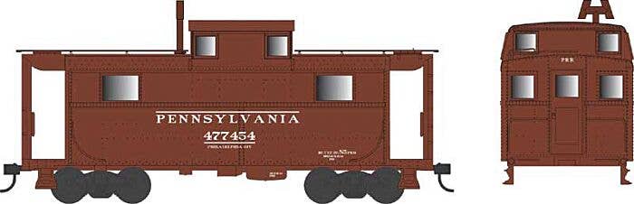 Bowser - PRR Class N5 Steel Cabin Car (Caboose) - Ready to Run ...