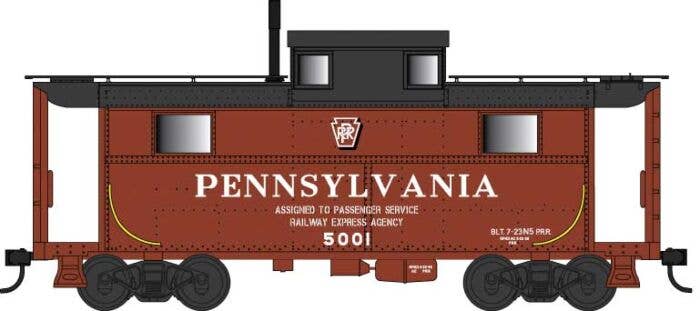 Bowser - PRR Class N5 Steel Cabin Car (Caboose) - Ready to Run ...