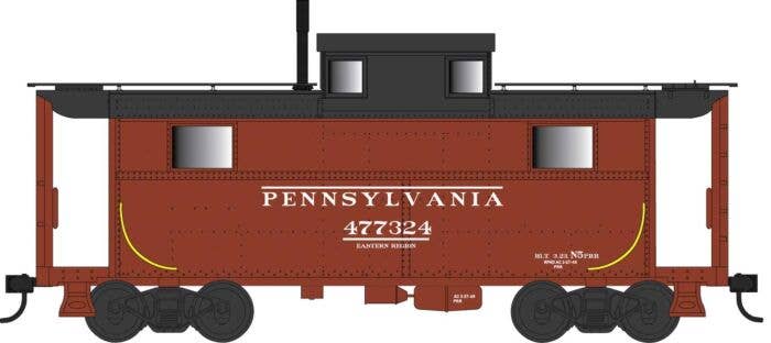 Bowser - PRR Class N5 Steel Cabin Car (Caboose) - Ready to Run ...