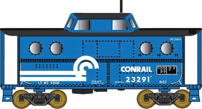 Bowser - PRR Class N5C Steel Cabin Car (Caboose) - Ready to Run ...