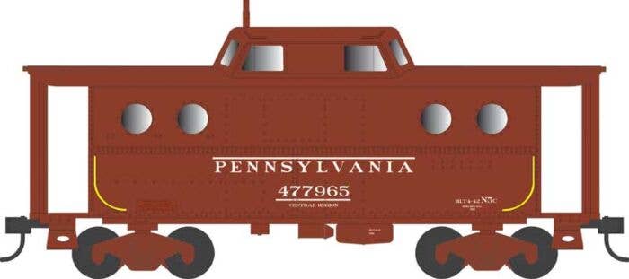 Bowser - PRR Class N5C Steel Cabin Car (Caboose) - Ready to Run ...