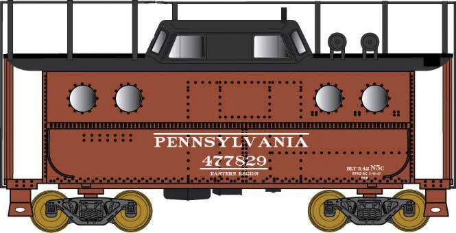 Bowser - PRR Class N5C Steel Cabin Car (Caboose) w/Antenna - Ready to ...