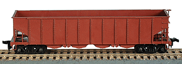 Bowser - PRR H-21 4-Bay Coke Hopper w/Clamshell Doors - Undecorated - 6 ...