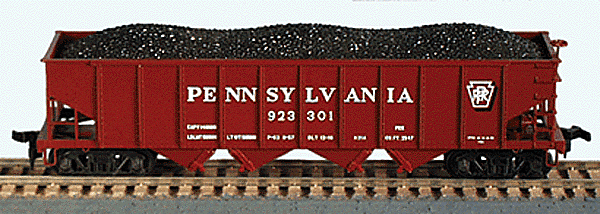 Bowser - PRR H-21a 4-Bay Hopper - Pennsylvania Railroad (Shadow ...