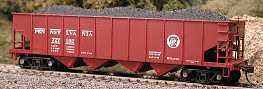 Bowser - PRR H-21a 4-Bay Hopper - Kit - Pennsylvania Railroad #727243 ...