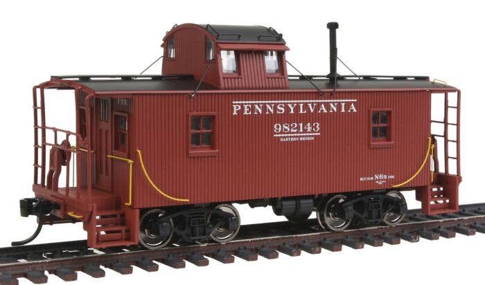 Walthers - PRR N6B Wood Cabin Car (Caboose) w/Offset Cupola - Ready to ...