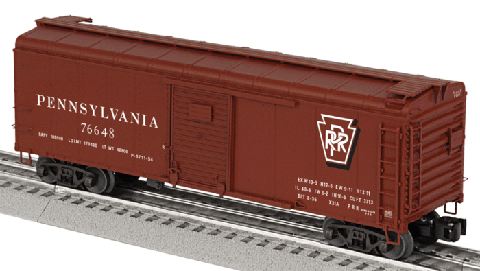 Lionel - PRR X31A 40' Round-Roof Boxcar - 3-Rail - Ready to Run ...