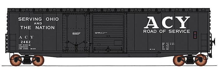 Intermount - PS-1 50' Double-Door Boxcar w/Cushion Underframe - Ready ...